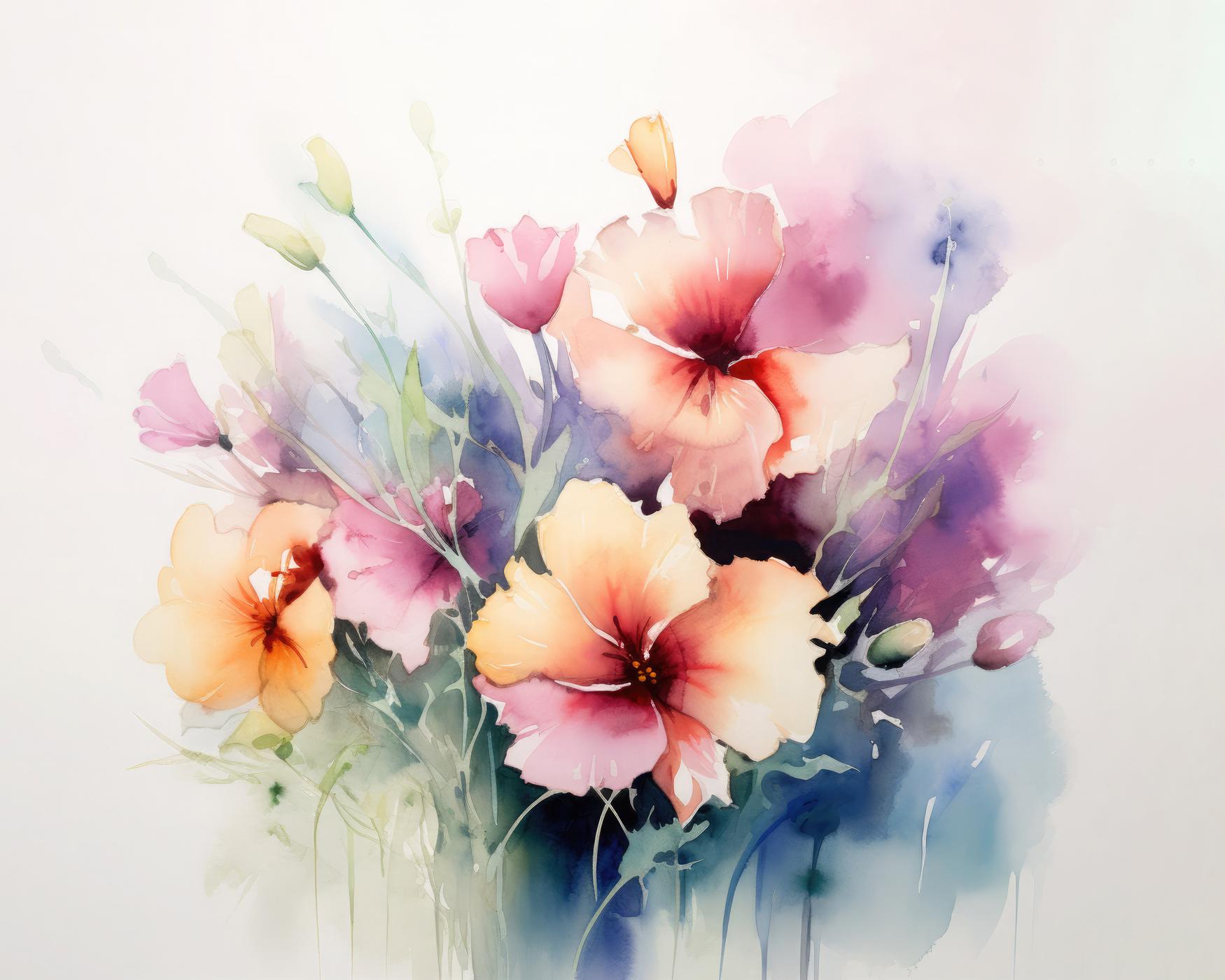 Tablouri canvas - Flori delicate – ZUTY RO