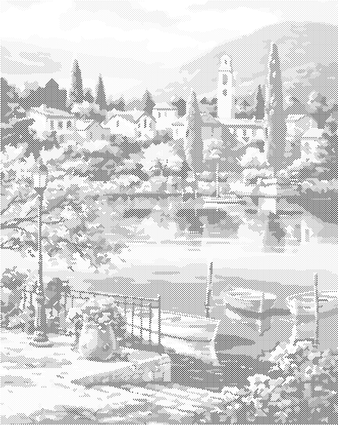 Picturi cu puncte - BĂRCI CU VÂSLE PE UN LAC DE MUNTE – ZUTY RO