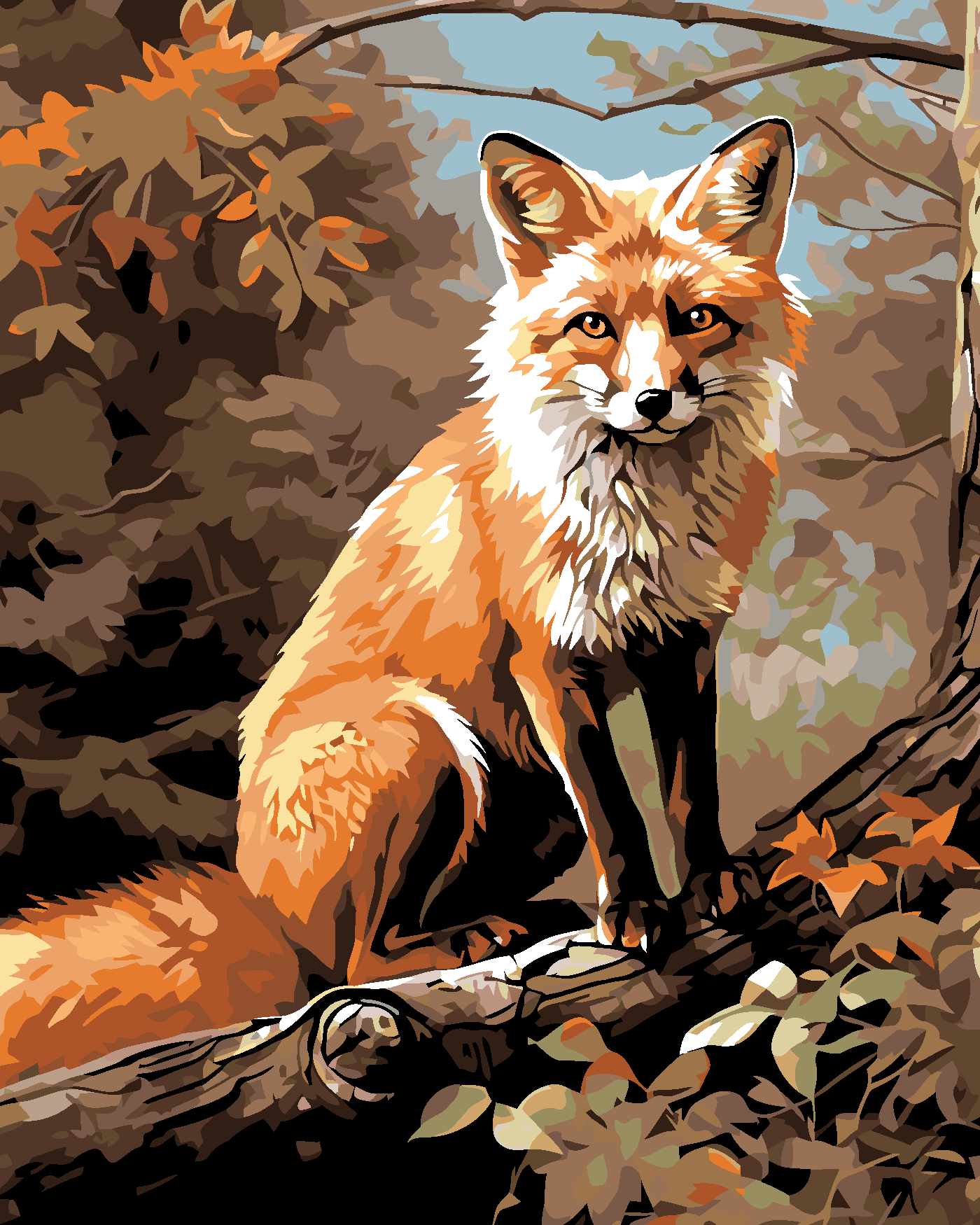 Pictură pe numere - VULPE 2 – ZUTY RO